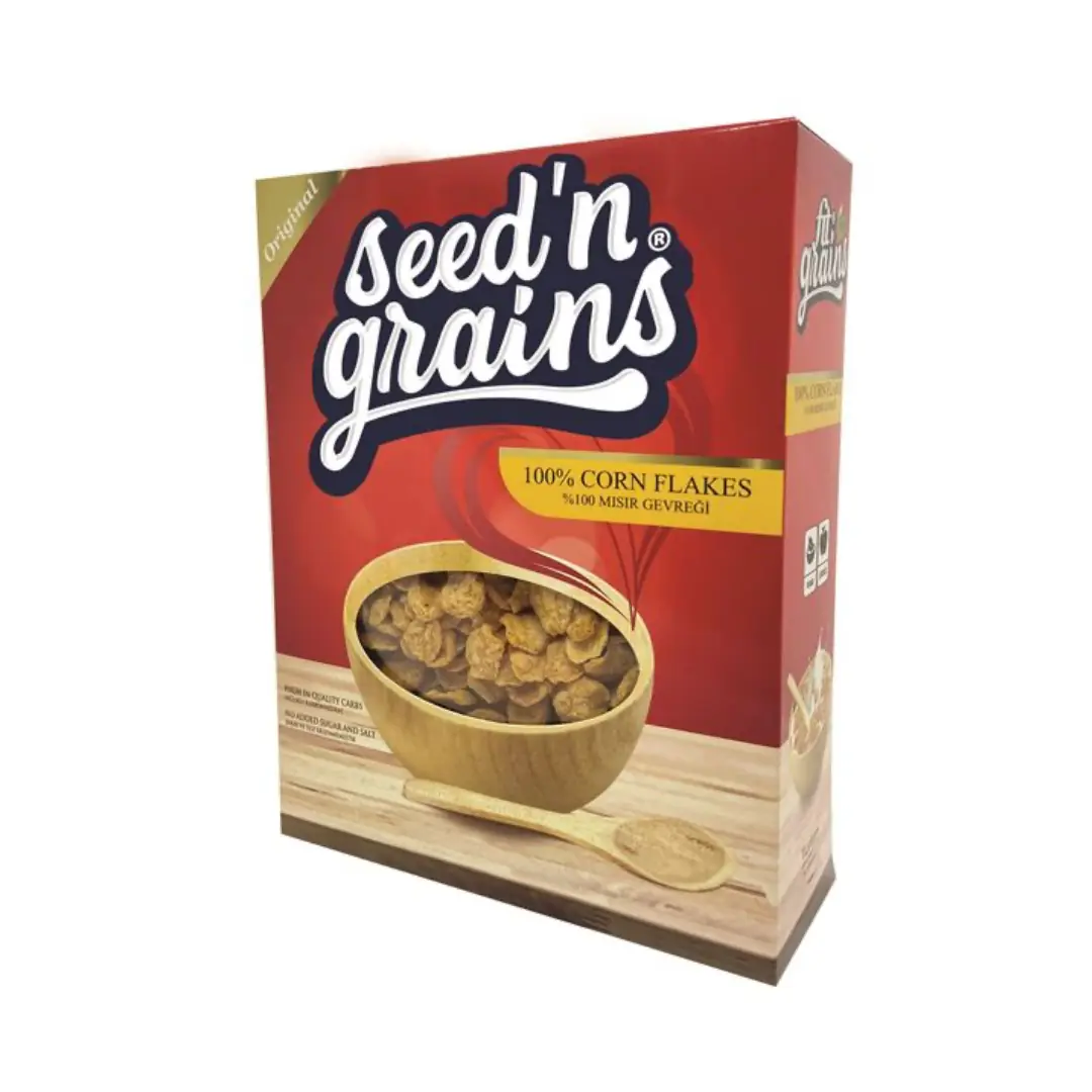 SEED'N GRAİNS ŞEKERSİZ CORN FLAKES (300GR)