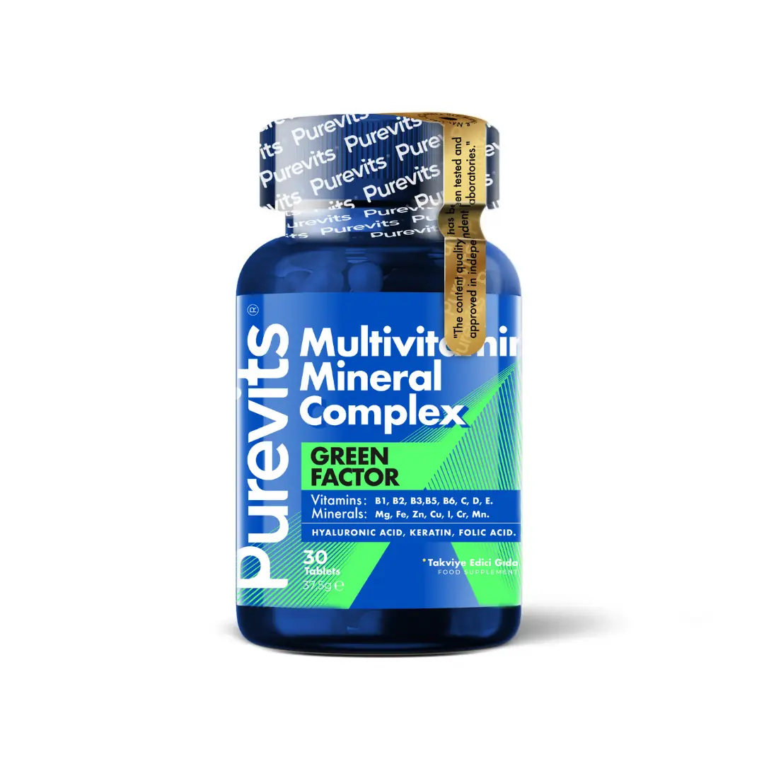 PUREVITS GREEN FACTOR MULTIVITAMIN&MINERAL COMPLEX