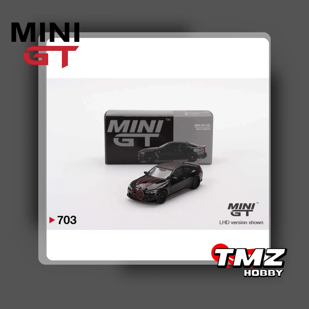 MINI GT 703 BMW M4 CSL (Black Sapphire)