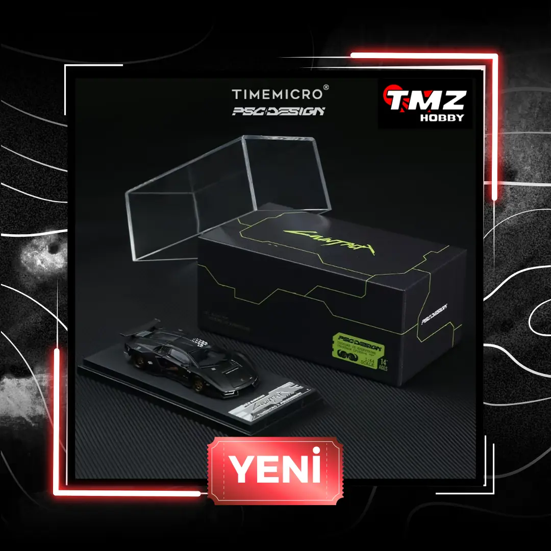TimeMicro × PSC DESIGN PSC Countach TM647701 Black | TIME MI