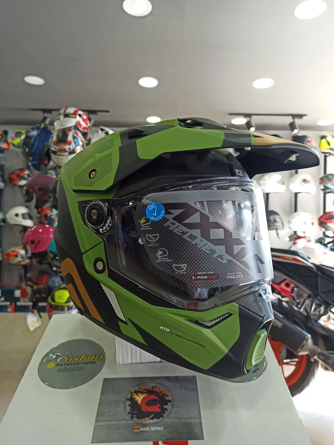 Axxis Wolf DS Hydra B6 Adventure Matt Green