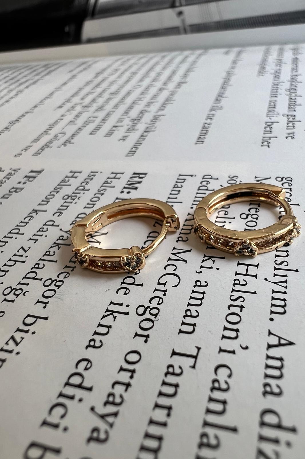 BAGET MİNİ KALP ( 18 K ALTIN KAPLAMA ) | Bunny