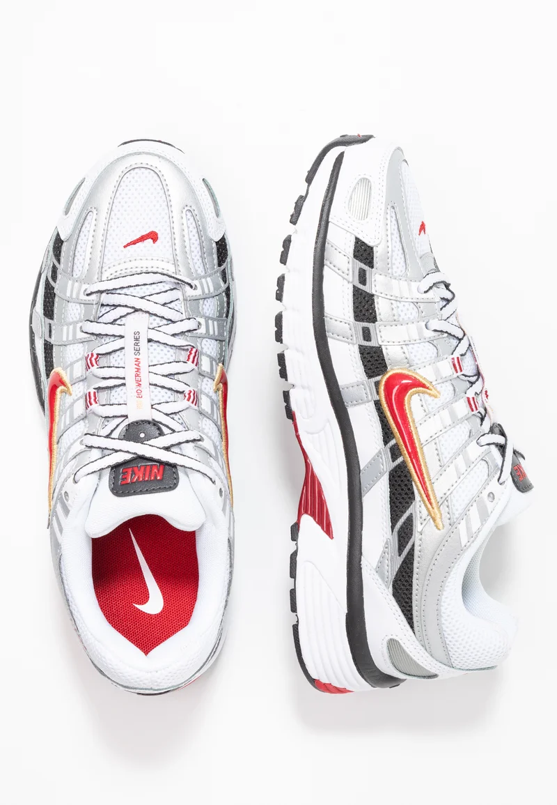 Nike P-6000 Platinum Varsity Red