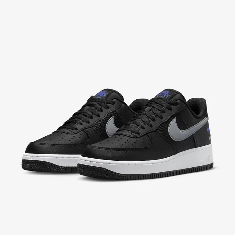Nike Airforce1 Low Se Double Swoosh Black