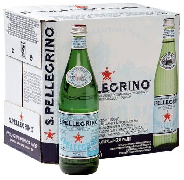 San Pellegrino 750 ml Doğal Mineralli Su 12’li Paket | S.Pellegrino İtalyan Sodası