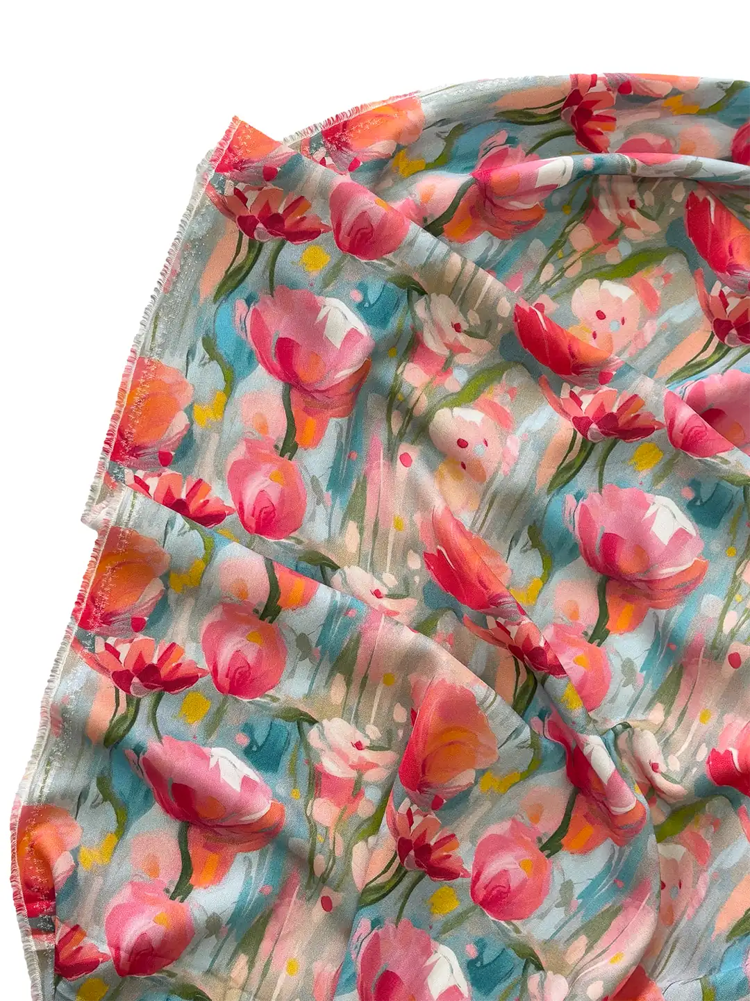 %100 Viskon Premium Kumaş Pastel Rose - Keten Linen Kumaş