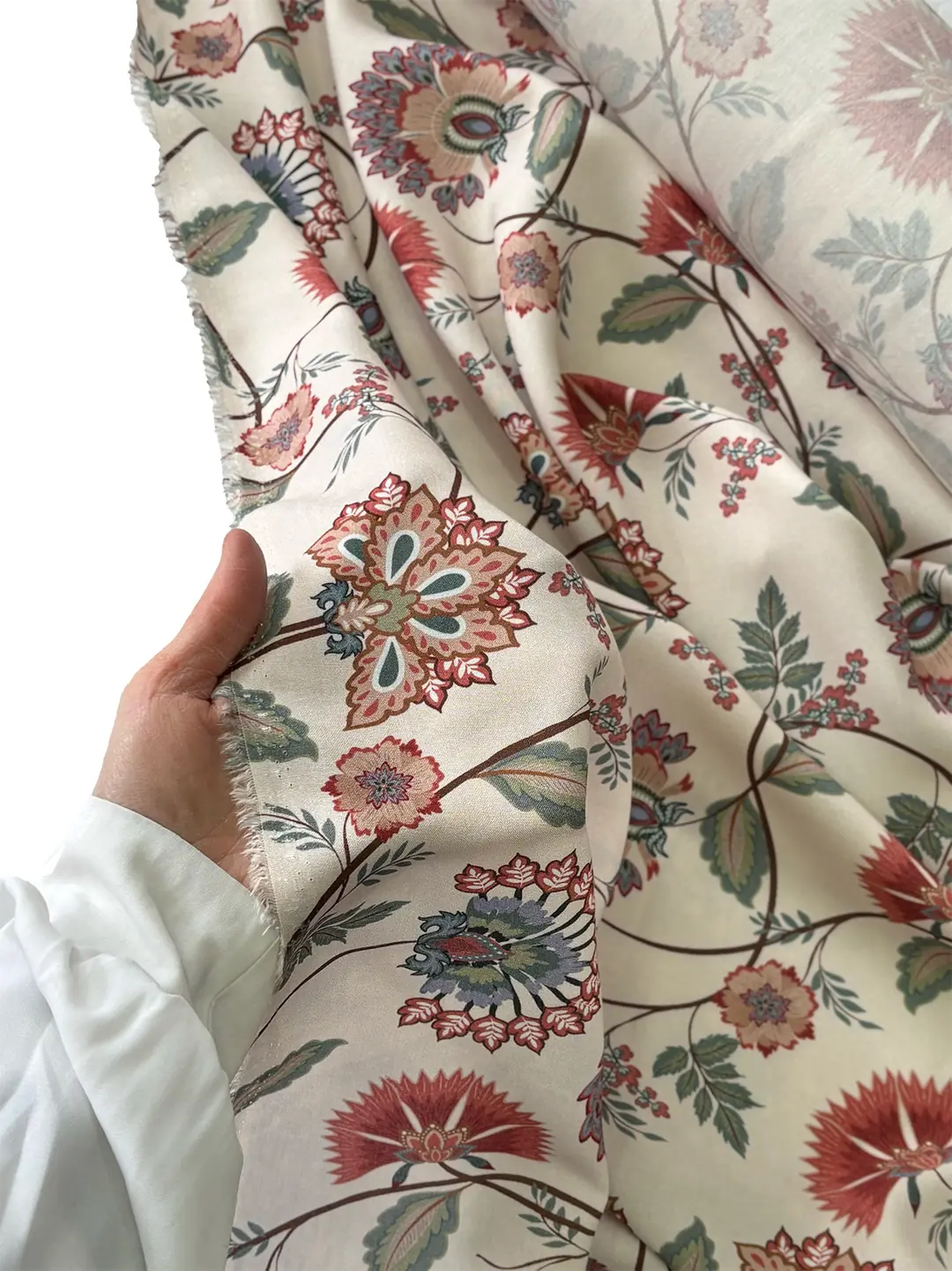 %100 Viskon Premium Kumaş Ethnic - Keten Linen Kumaş