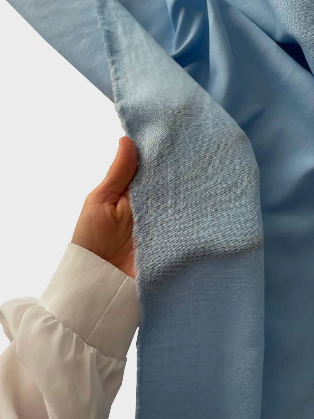 Viskon Keten Kumaş Mavi - Keten Linen Kumaş