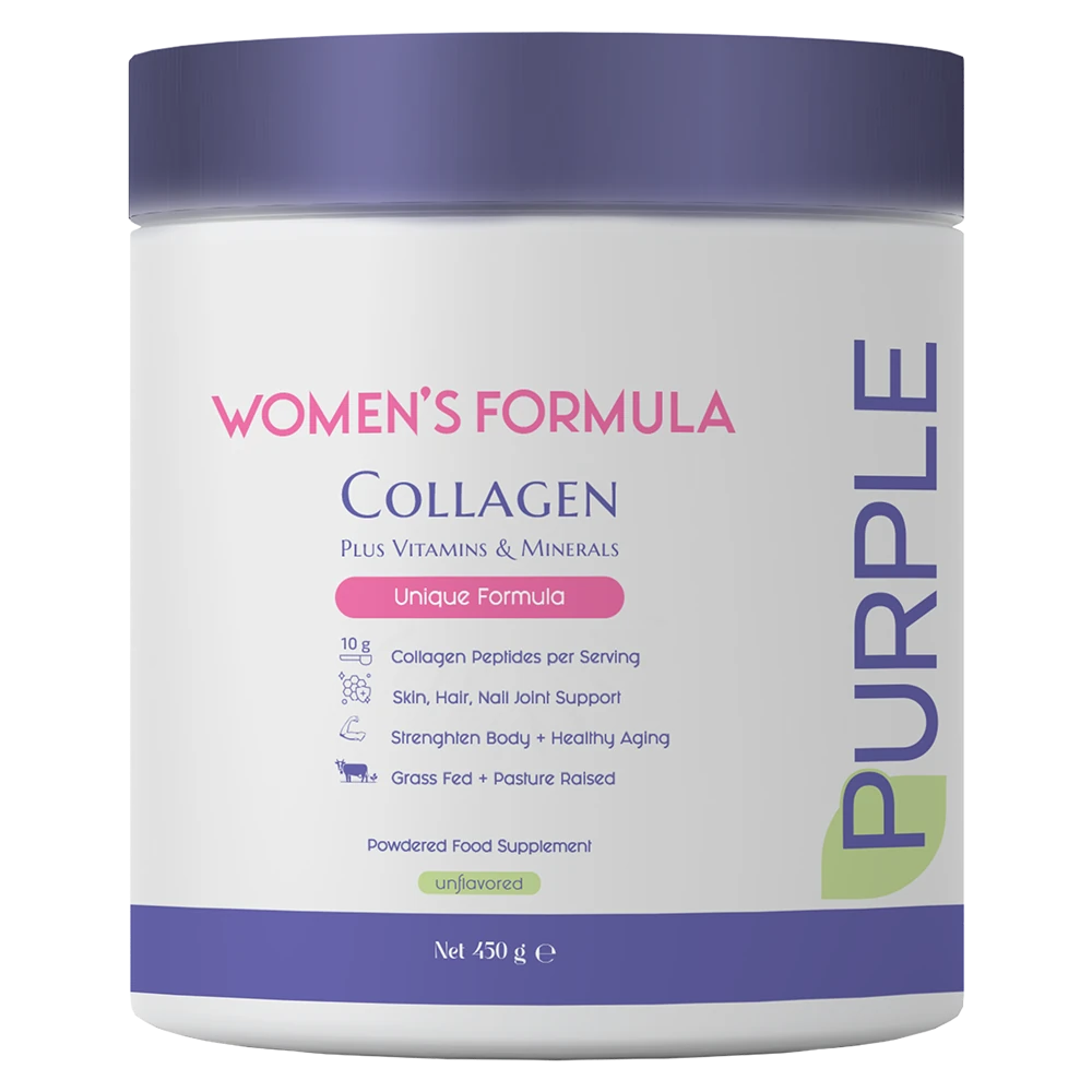 PURPLE WOMAN'S COLLAGEN