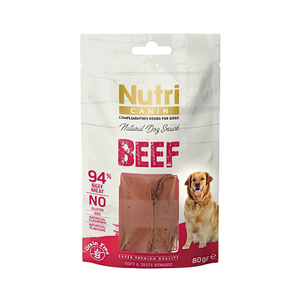 Nutri Canin %94 Sığır Etli Tahılsız Köpek Ödül Maması (80 g)