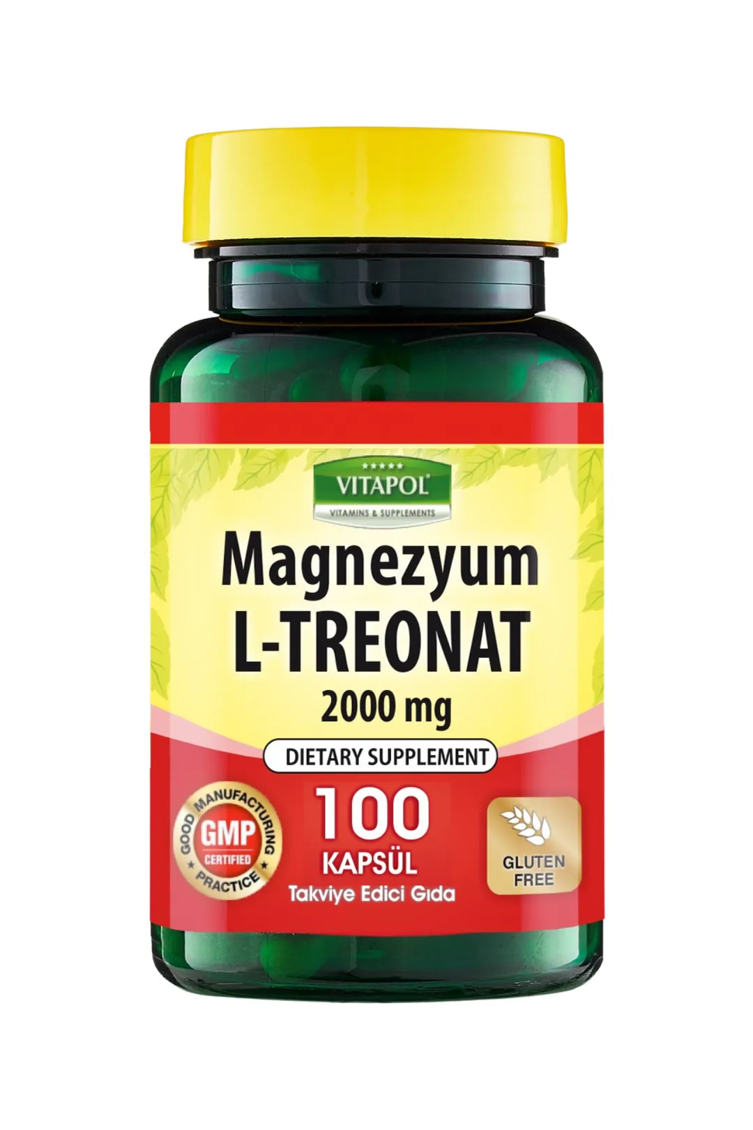 MAGNEZYUM L-TREONAT 2000 MG 100 KAPSÜL