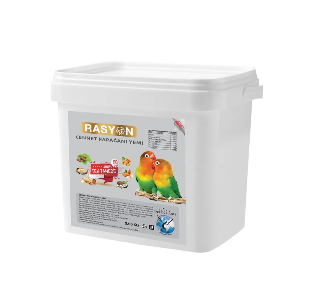 Rasyon Cennet Papağanı Omegalı (TOZ) - 5 KG
