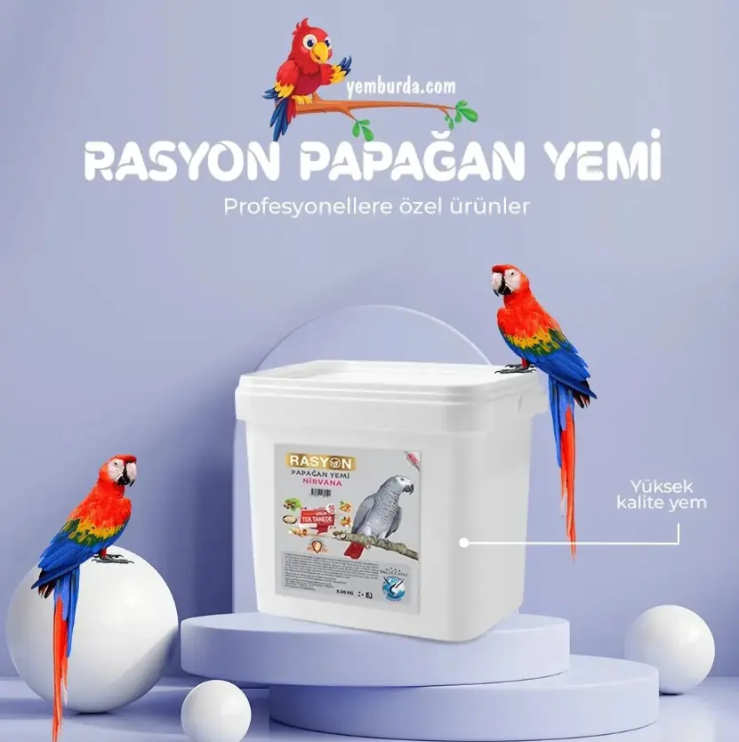 Rasyon Nirvana Papağan Yemi - 5 Kg