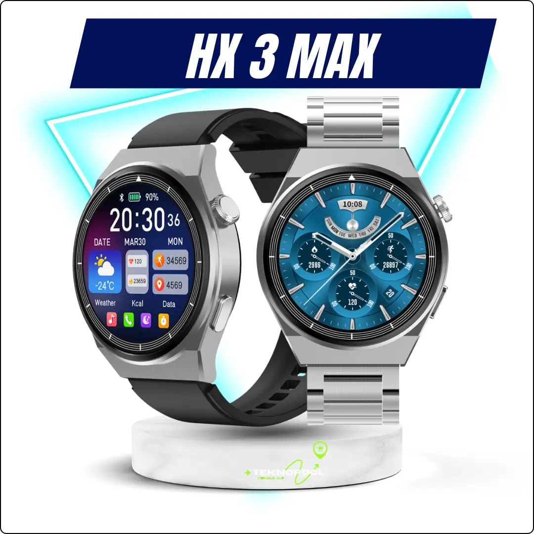 Watch HX3 MAX iOS Android Uyumlu Akıllı Saat