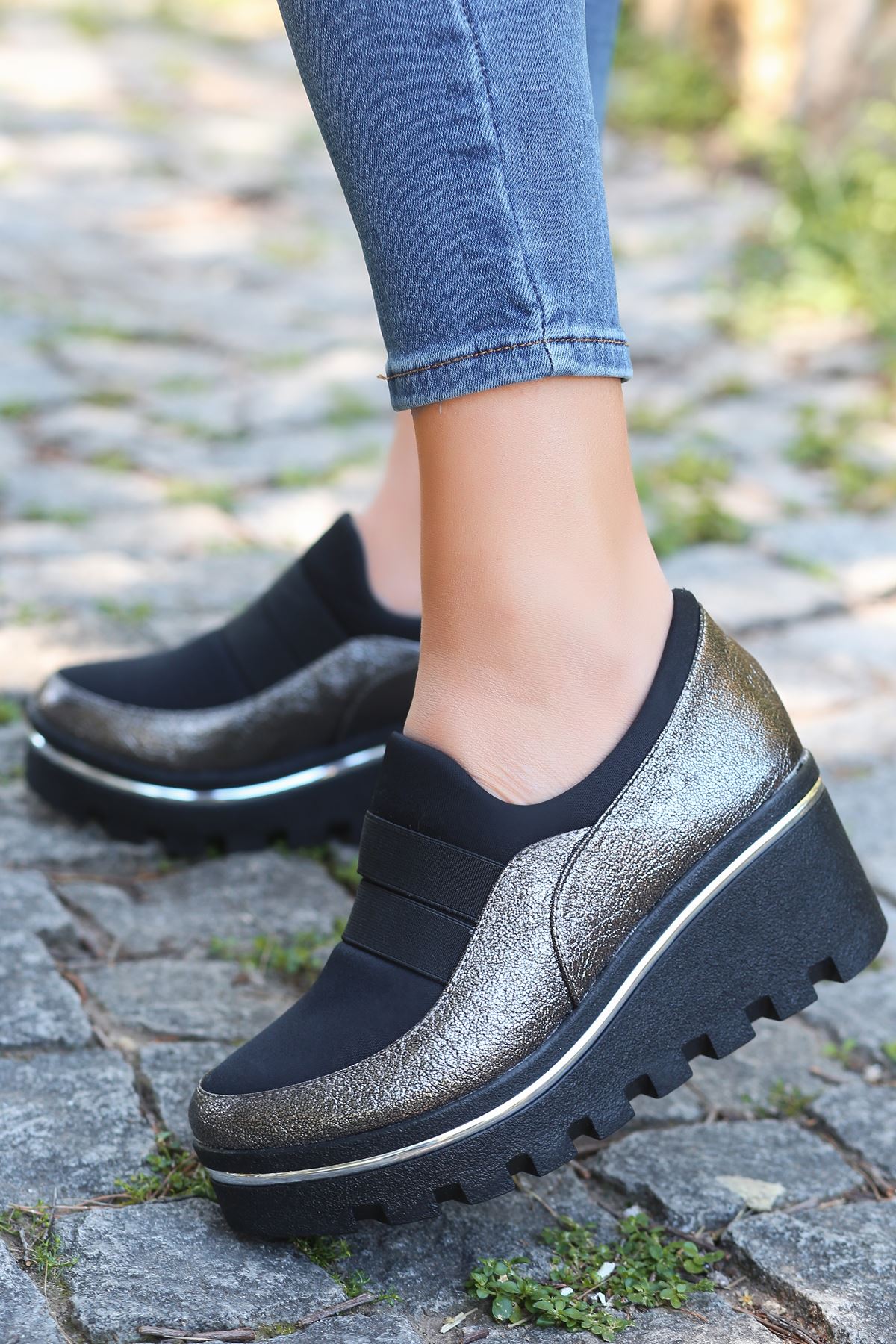 DOLGU TOPUK AYAKKABI