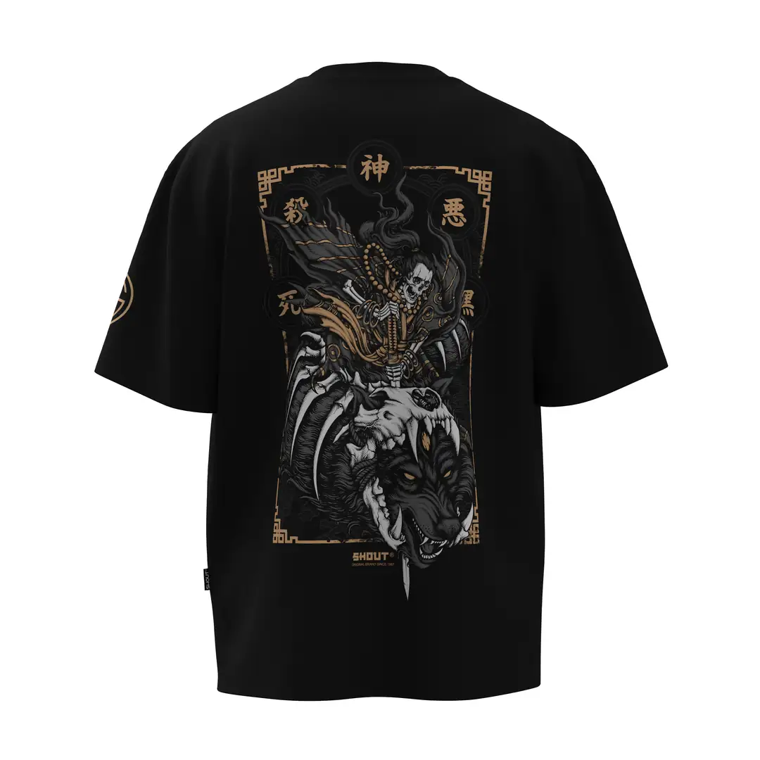 Oversize Shout Killer Samurai Heavy Weight Unisex T-Shirt