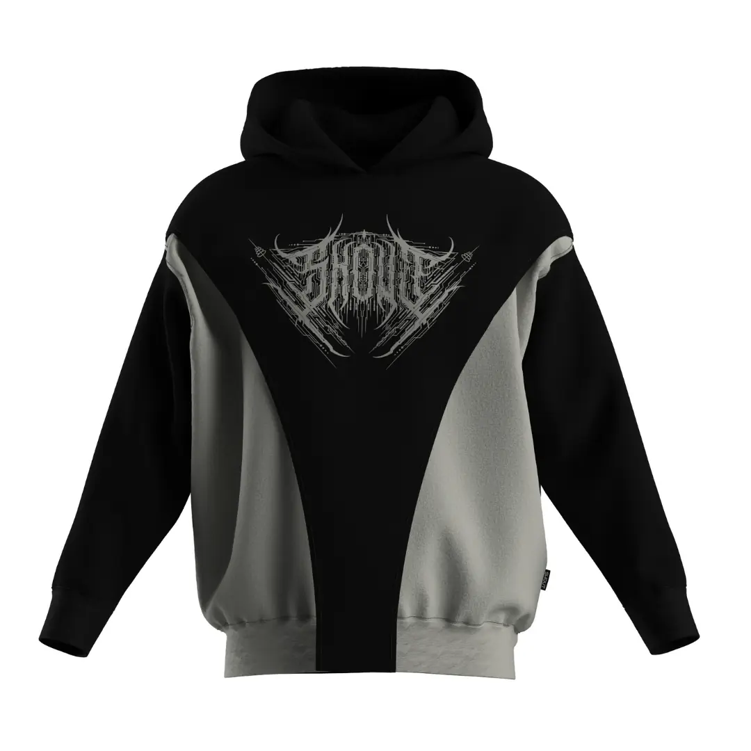 Shout Limited Edition Oversize Technical Logo Unisex Hoodie