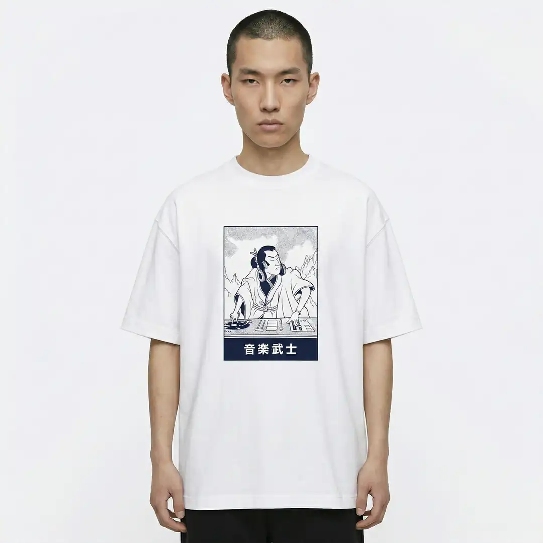 Shout Oversize Samurai DJ Unisex T-Shirt