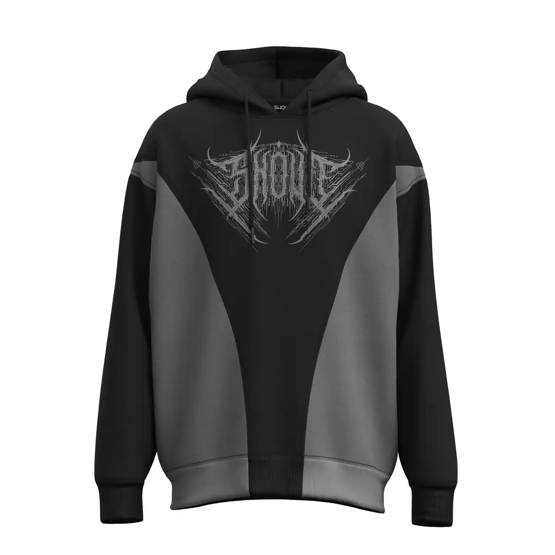 Shout Limited Edition Oversize Technical Logo Unisex Hoodie