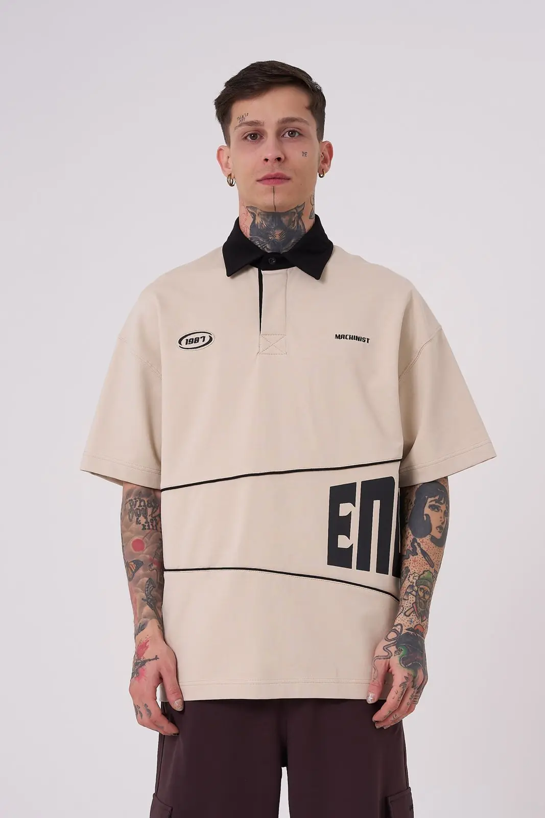 Endlees Printed Oversize Polo