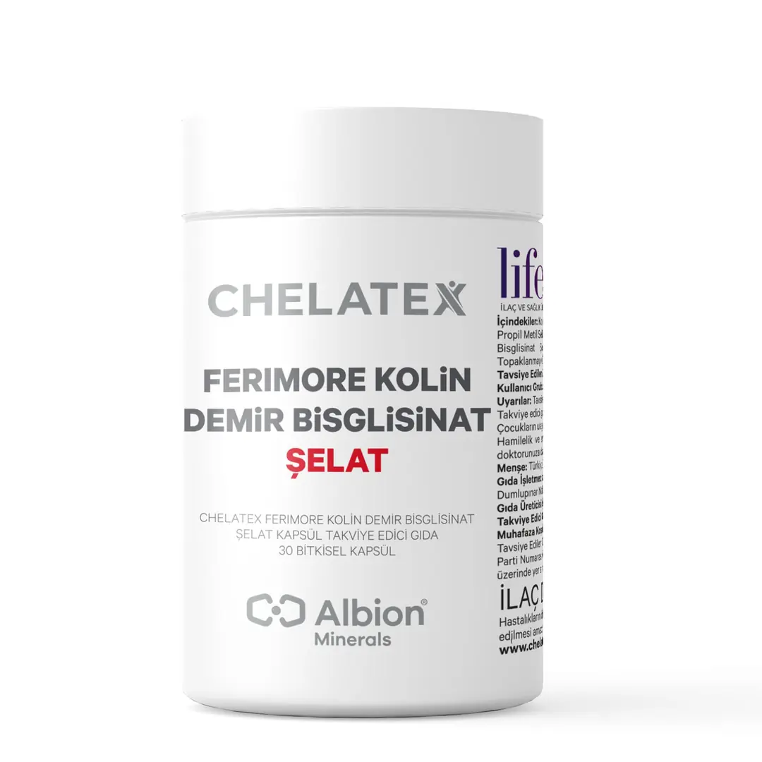 Ferimore Kolin Demir Bisglisinat 30 Kapsül