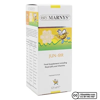 Marnys Junior Arı Sütü ve Multivitamin Şurup 125 ml