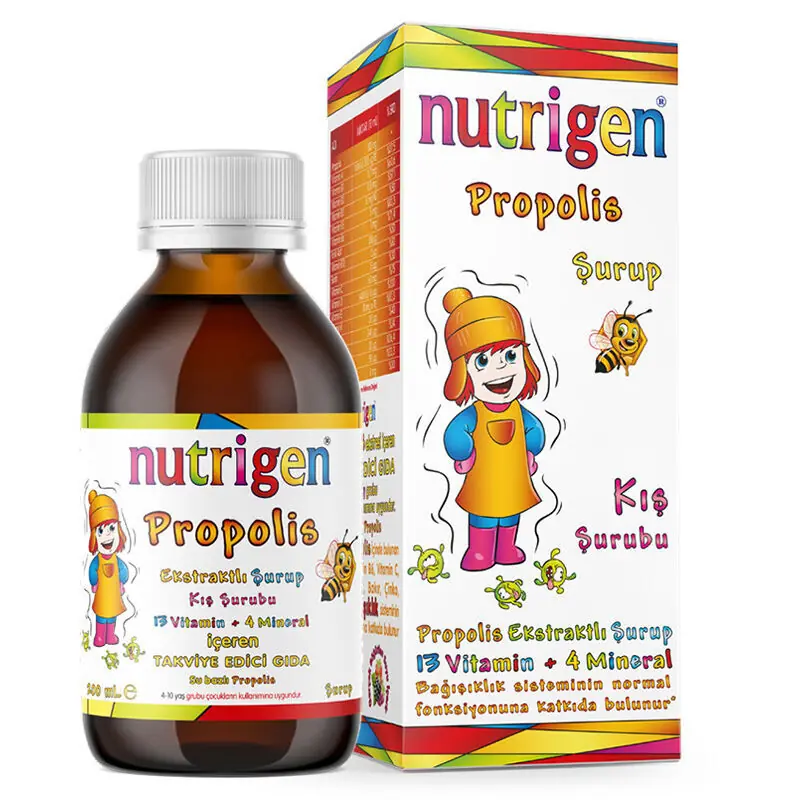 Nutrigen Propolis Şurup 200 ml + Aquas Şampuan Hediye
