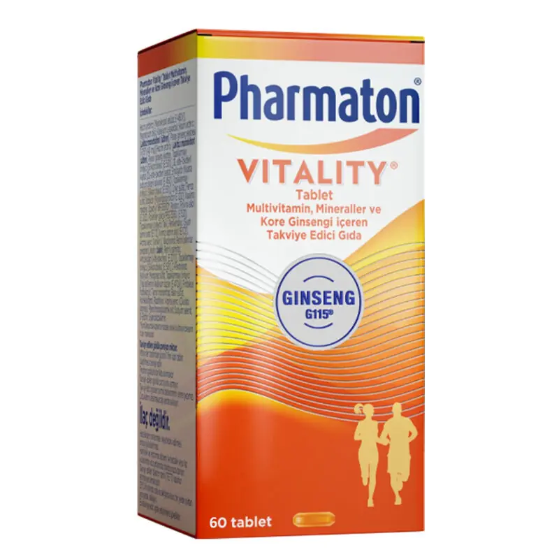 Pharmaton Vitality Ginseng G115 Takviye Edici Gıda 60 Tablet