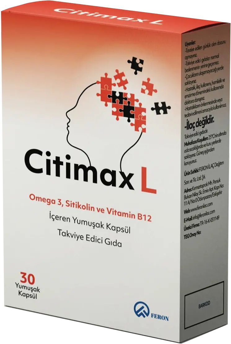 Citimax L 30 Kapsül Takviye Edici Gıda | Dermoevim