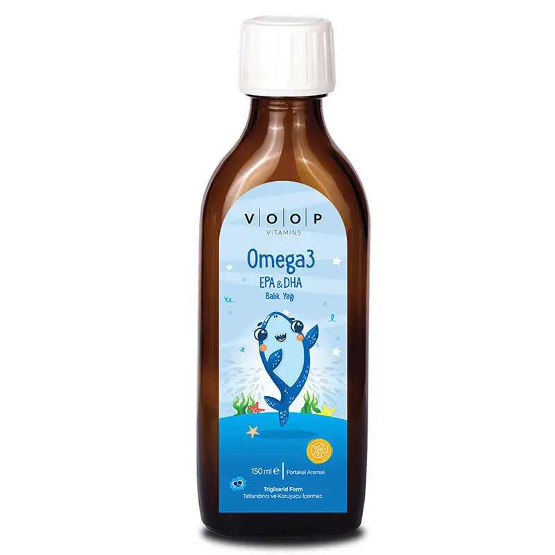 Voop Omega 3 Balık Yağı Şurup Takviye Gıda 150 ml