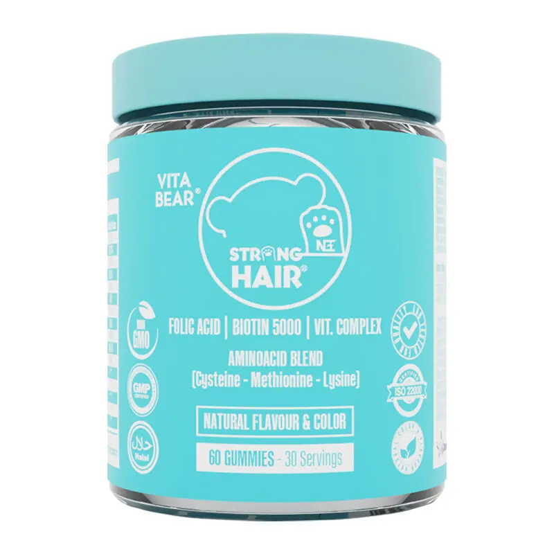 Vita Bear Strong Hair Gummy Saç Vitamini 60 Adet
