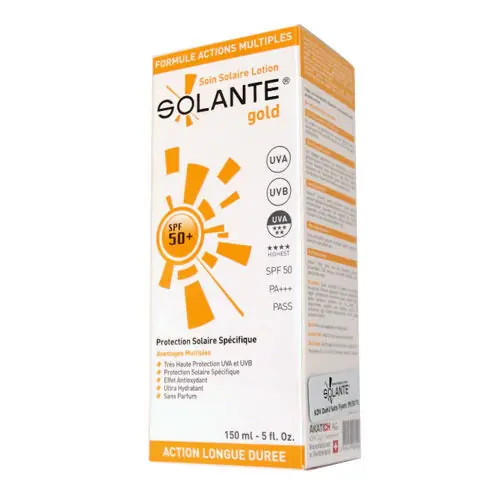 Solante Gold SPF50+ Anti-Aging Güneş Koruyucu Losyon 150 ml | Dermoevim