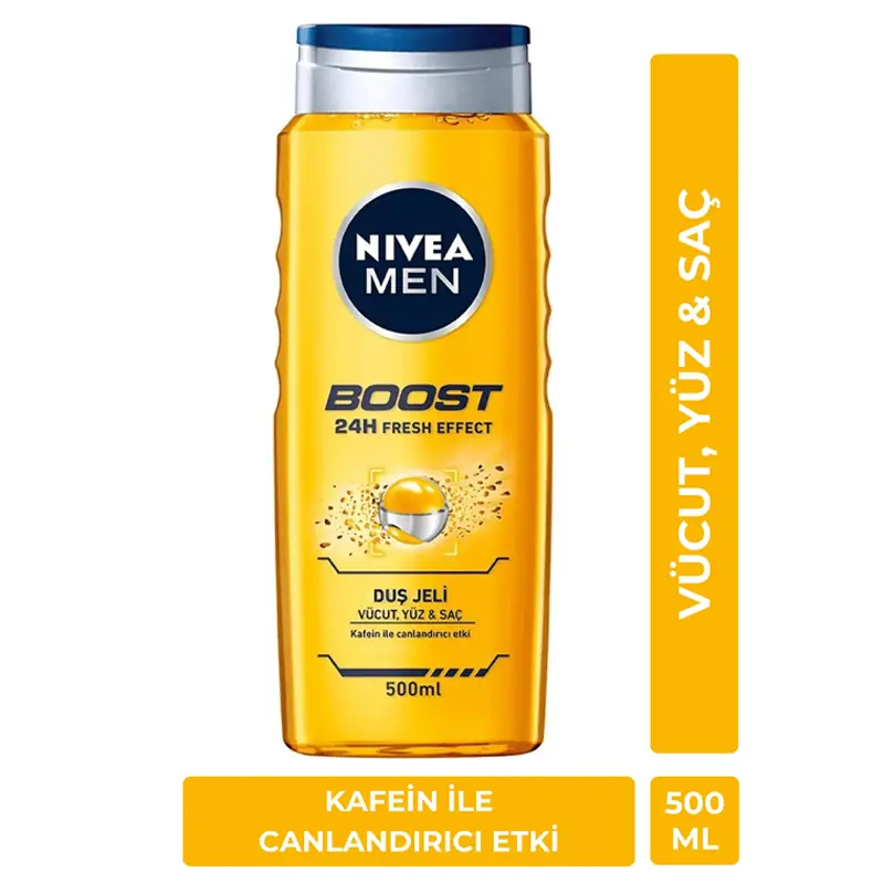 Nivea Men Boost 24H Fresh Ferahlatıcı Duş Jeli 500 ml