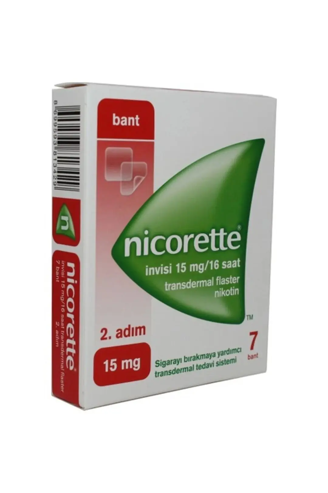 Nicorette Invisi 2. Adım 15 mg 7'li Nikotin Bandı ve Fiyatı | Dermoevim