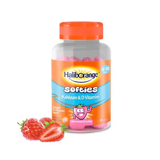Haliborange Softies Kalsiyum ve D Vitamini 60 Çiğneme Form