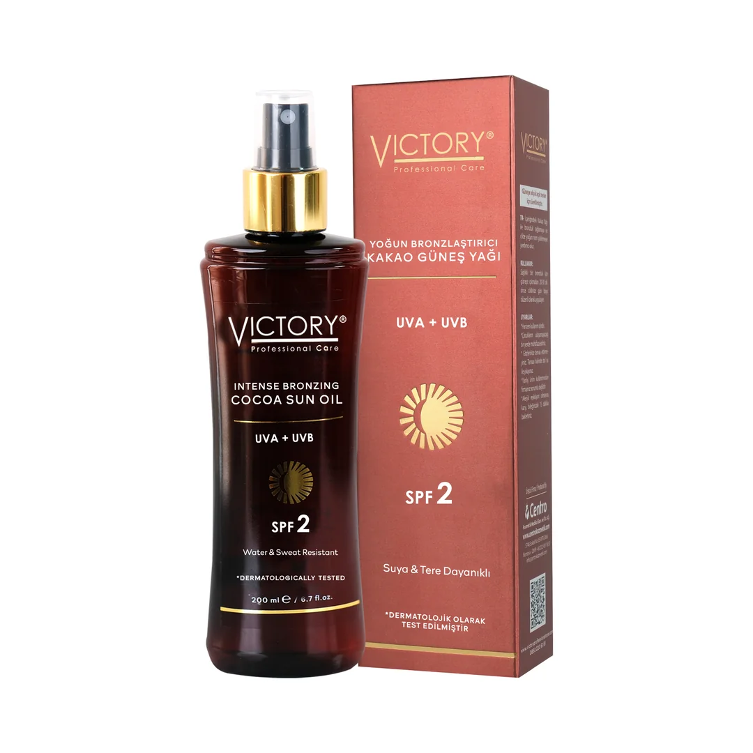 Victory Yoğun Bronzlaştırıcı Güneş Kakao Yağı Spf2 200 ML