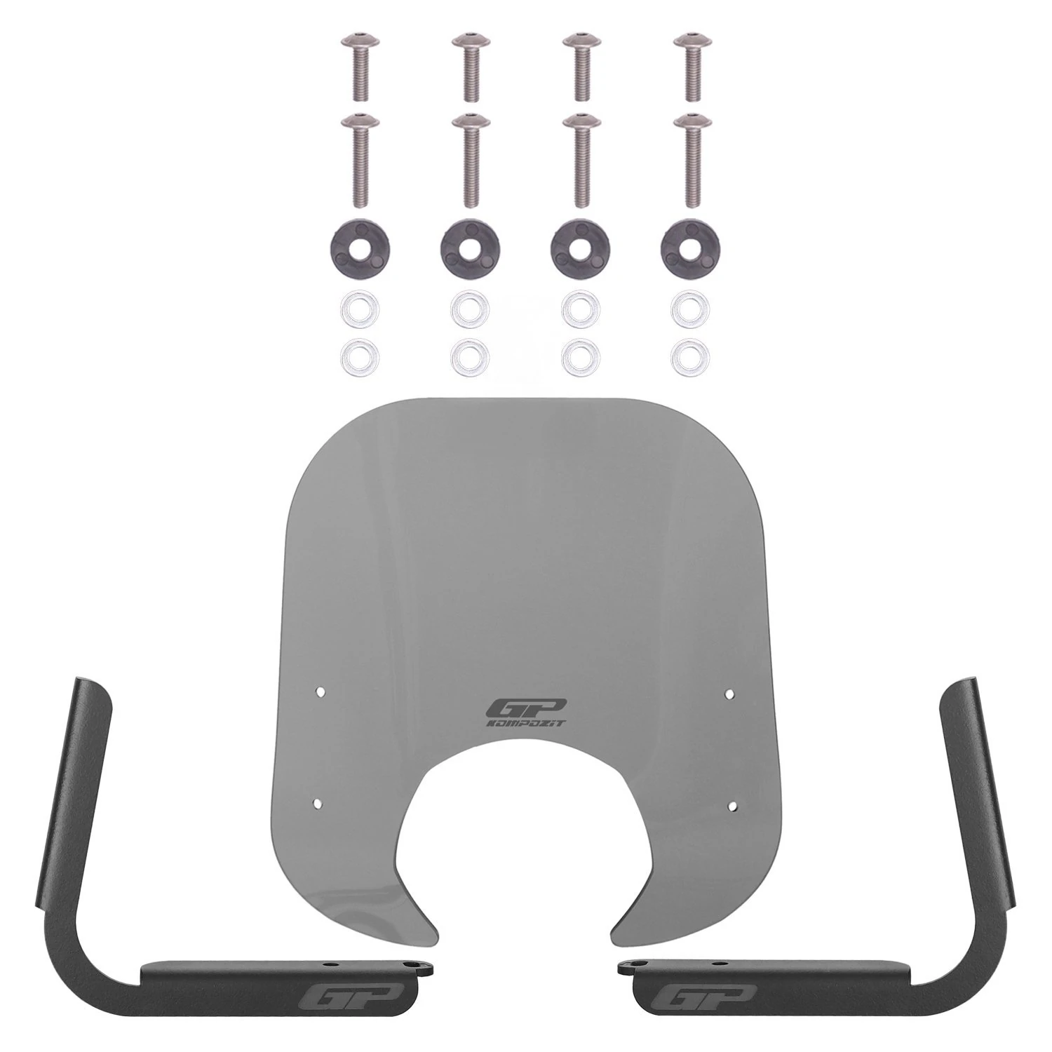 GP Kompozit Royal Alloy GP / GT 150 / 180 / 300 2022-2024 Uyumlu Ön Cam ...