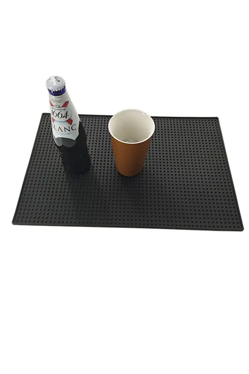 30x45 cm. 5 mm. Mat Siyah Renk Büyük Bar Lastiği cin920
