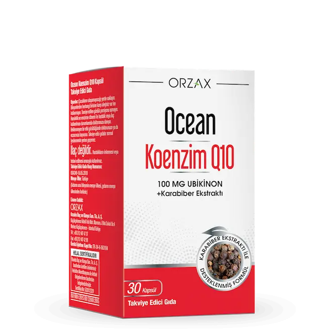 Ocean Koenzim Q10 100 mg 30 Kapsül