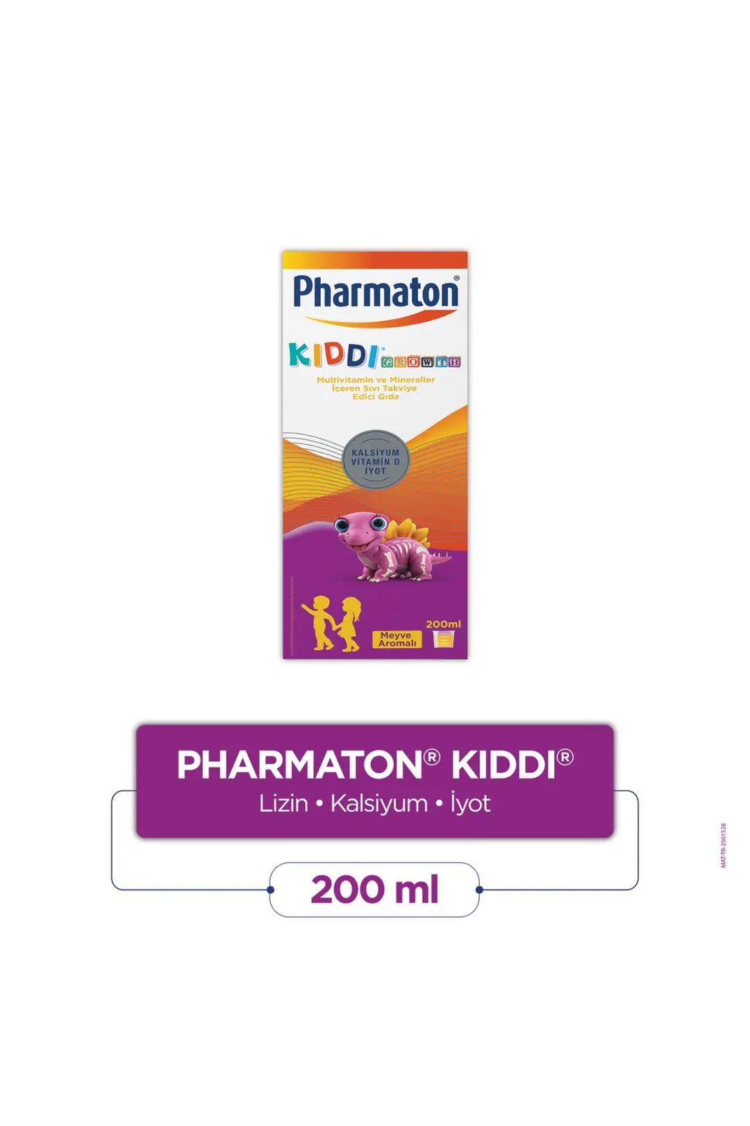 Pharmaton Kiddi Growth Kalsiyum Vitamin D İyot İçeren Takviye Edici ...