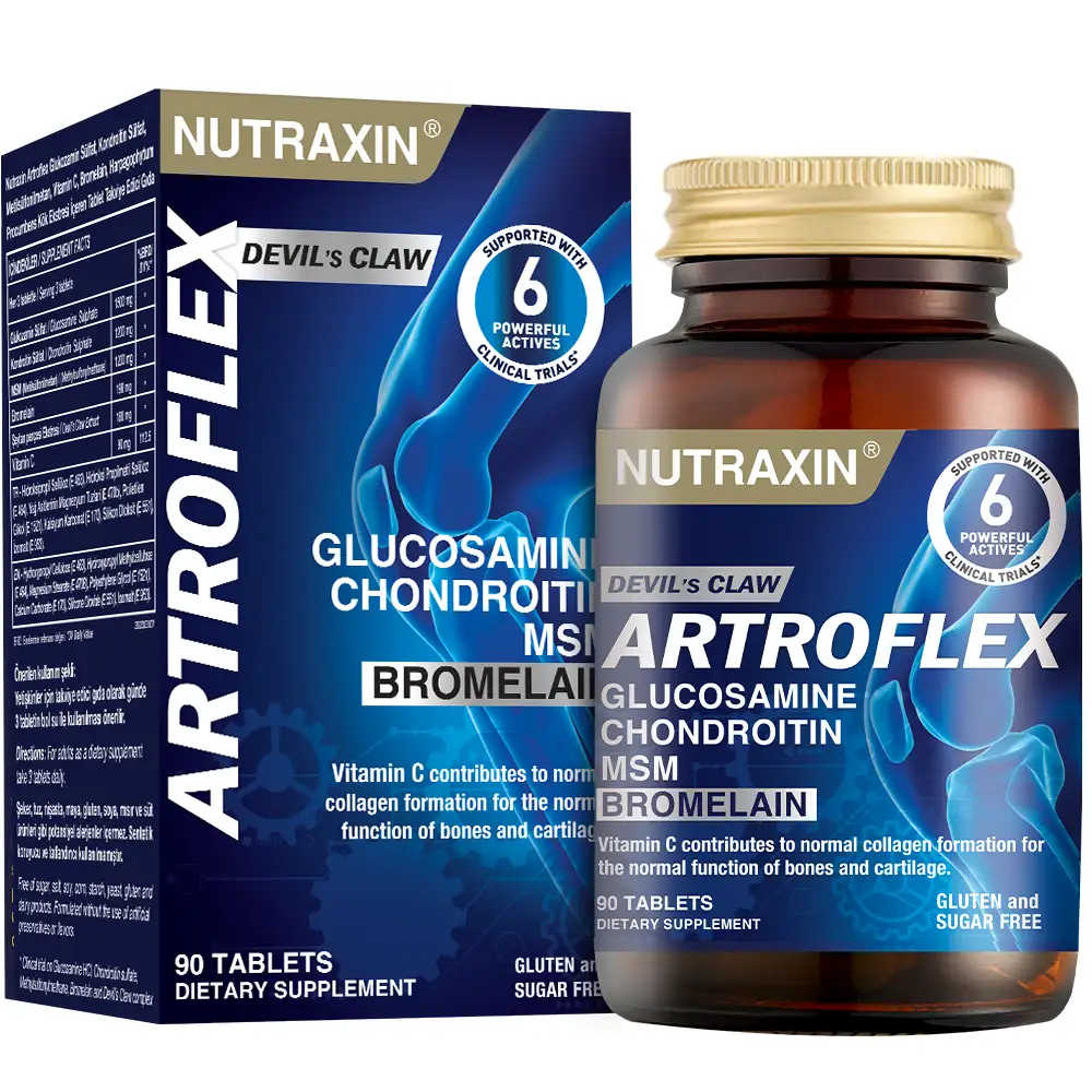 Nutraxin Artroflex - Glukozamin Gıda Takviyesi 90 Tablet - Glukozamin ...