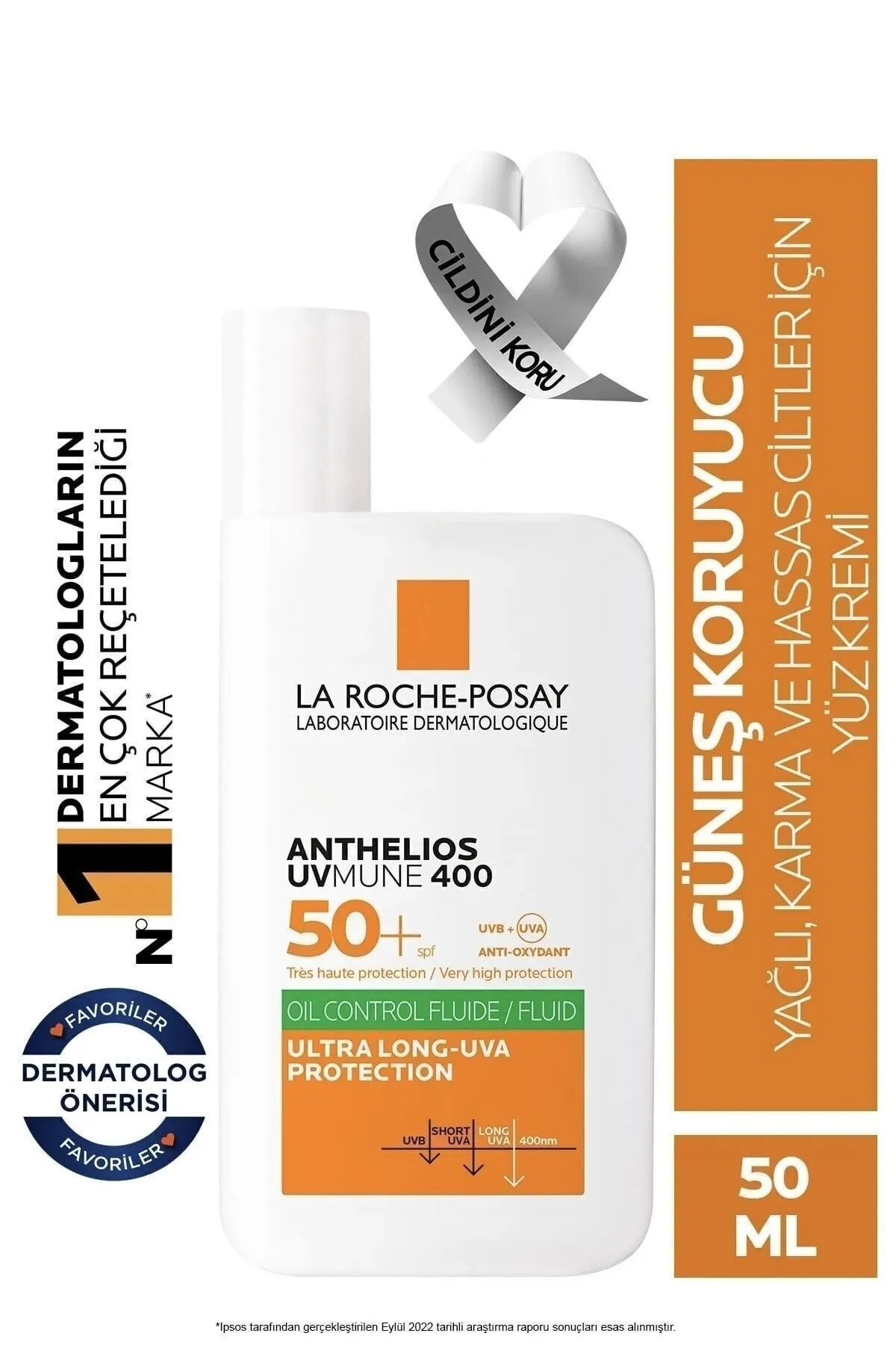 La Roche Posay Anthelios Uvmune 400 Oil Control Fluid Güneş Kremi Spf50 ...