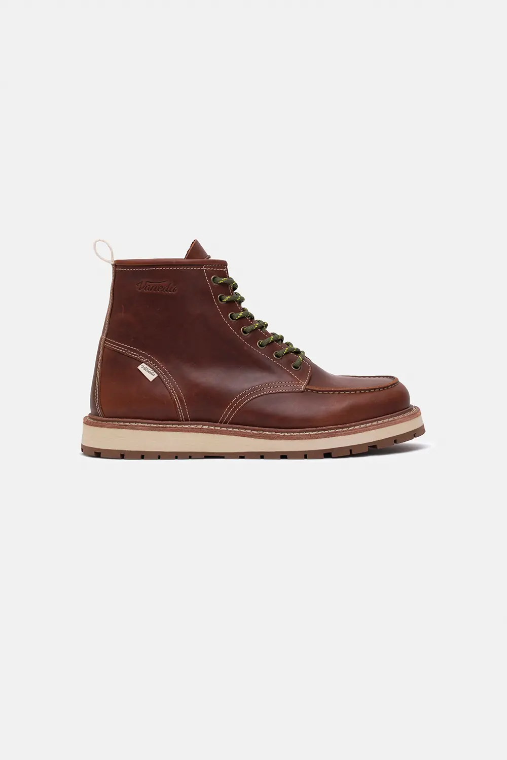 1401 LIFESTYLE V-TOWN PULL UP WOMEN BOOT RED TAN