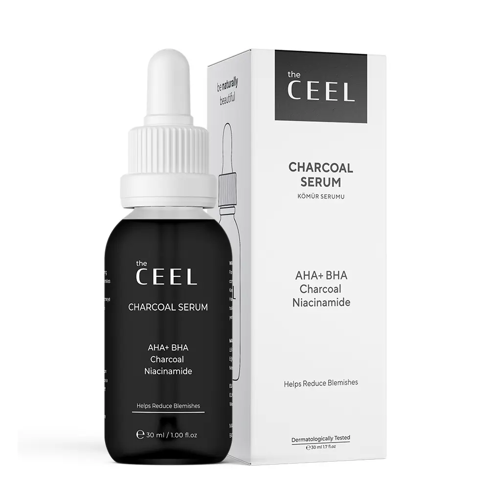 AHA BHA Activated Charcoal Skin Imperfection Reducing Effective Black ...