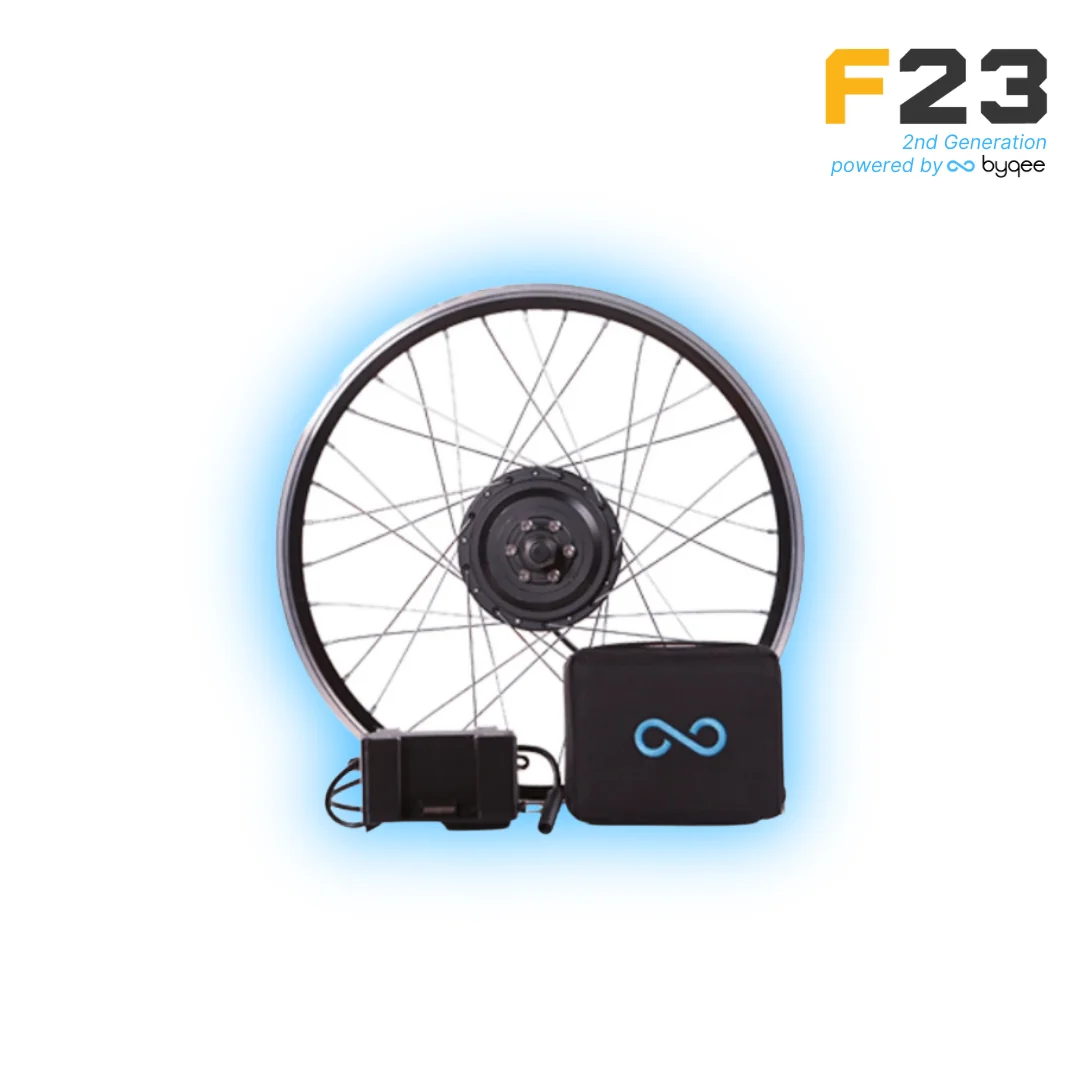 Byqee F23 [2. Nesil] : Katlanır Elektrikli Bisiklet Dönüşüm Kiti (Avrupa Bölgesi)