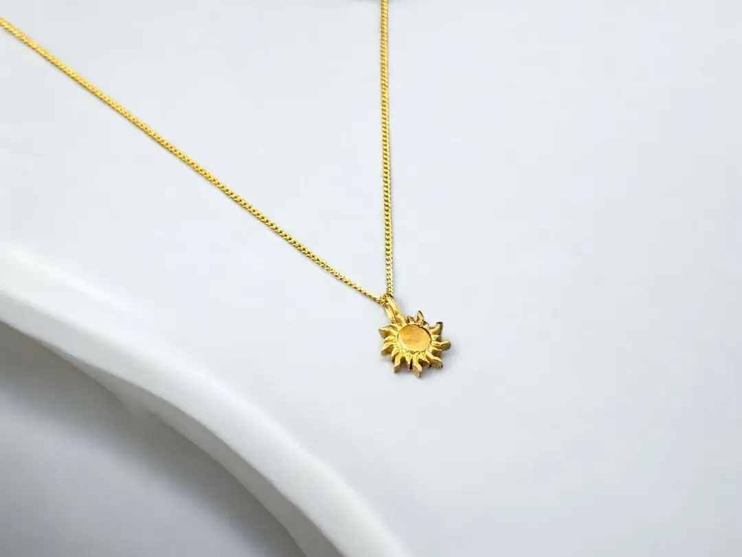 Sun Minimal Kolye | Minimal | Zamansız Kolye | Yuka Studio