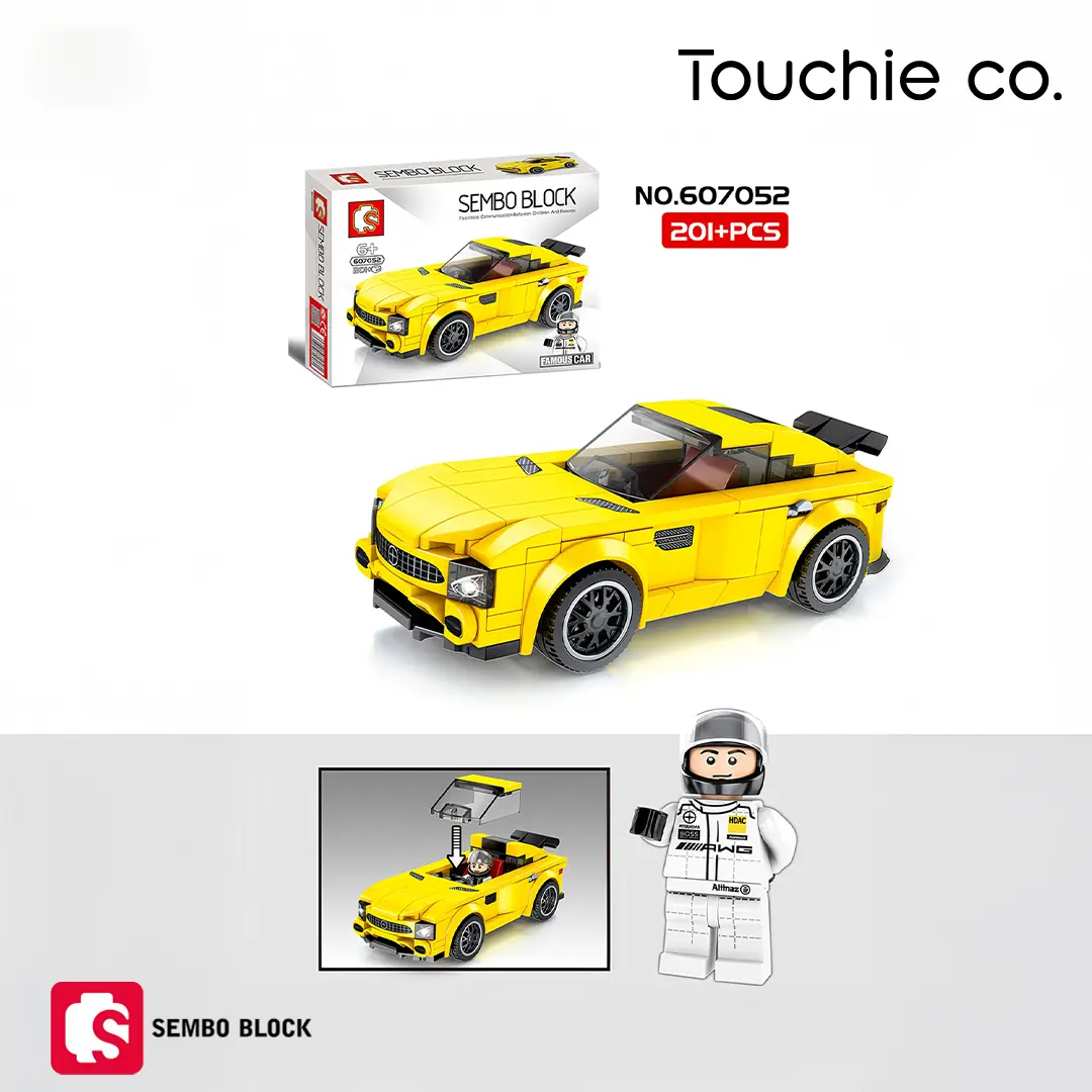Sembo Block Yarış Arabaları Serisi Mercedes-Benz GT-S Yarış Arabası ...