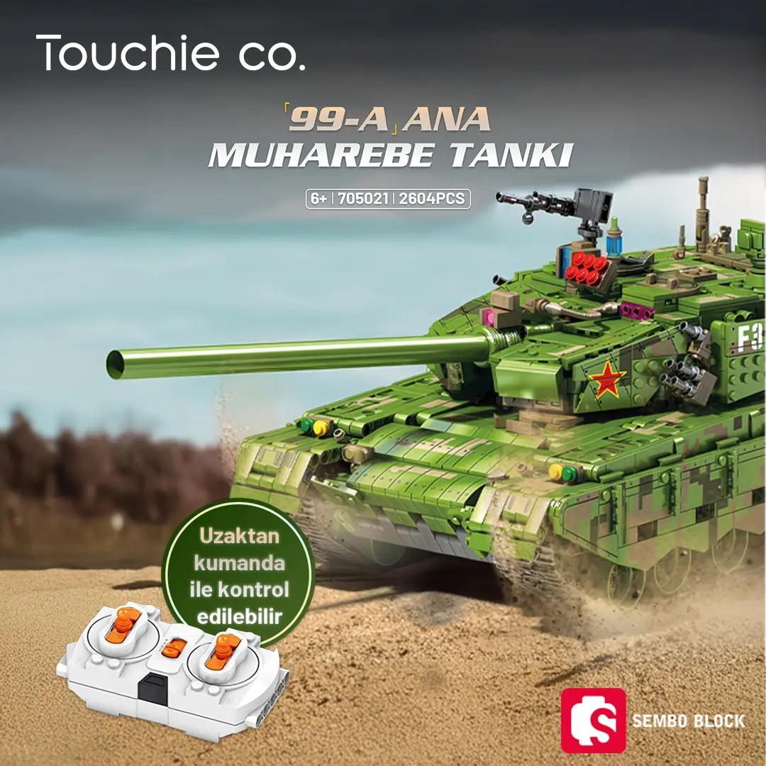 99-A Ana Muharebe Tankı – 2604 Parça – Sembo Block – Lego Uyumlu Yapı ...