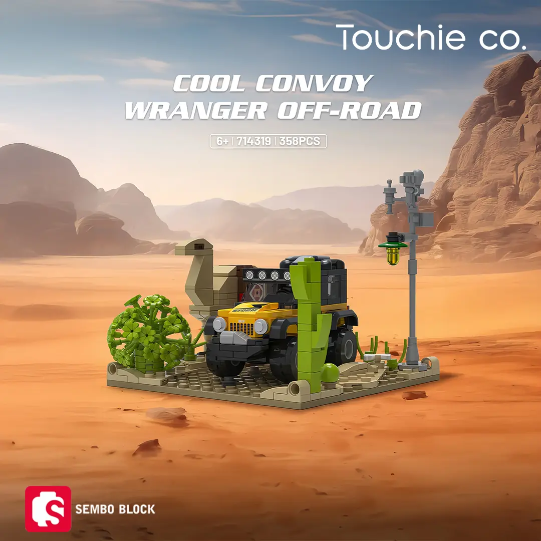 Cool Convoy Wranger Off-Road (358 Parça) – Sembo Block | Lego Uyumlu ...