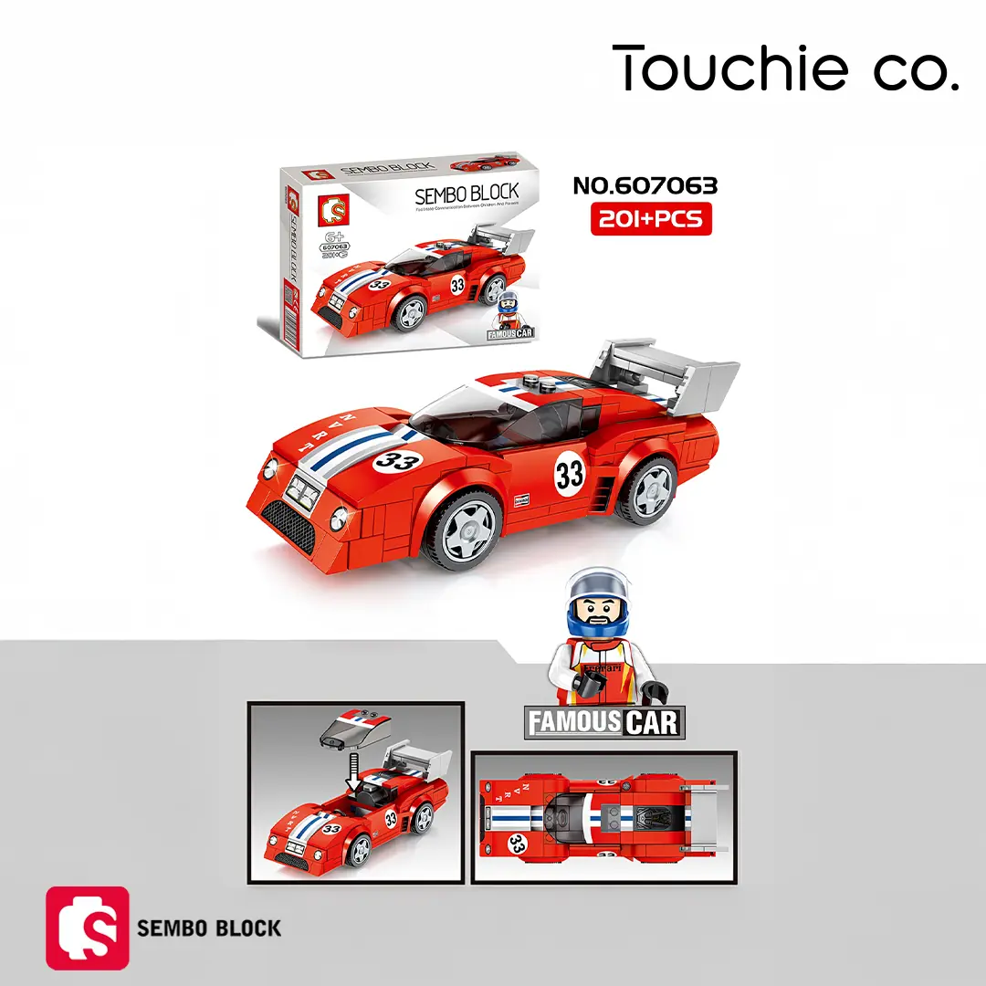 Sembo Block Ferrari BB512 Le Mans 209 Parçalı Yarış Arabası - Lego ...